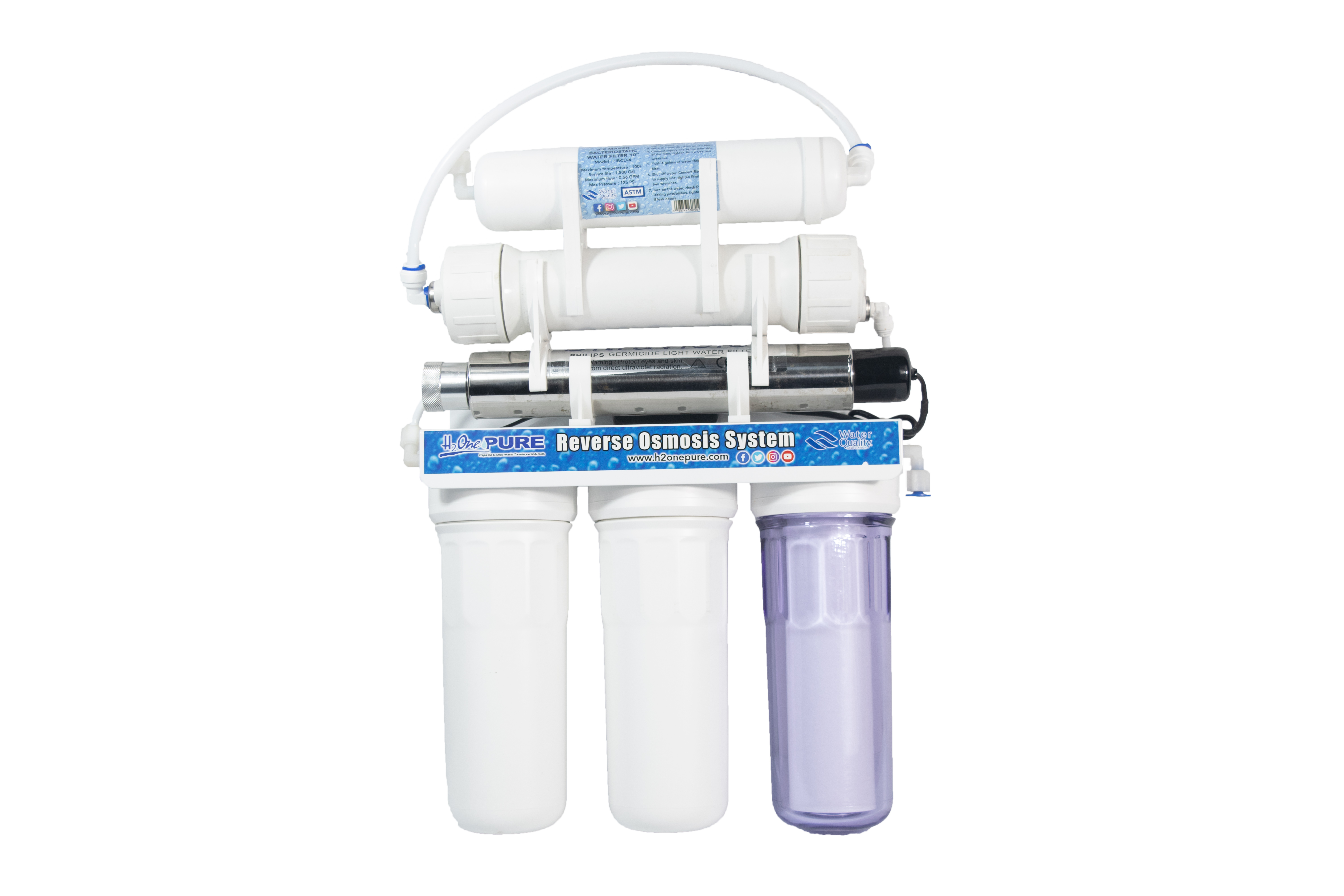 Bacteriostatic Reverse Osmosis with UV | H2One Pure
