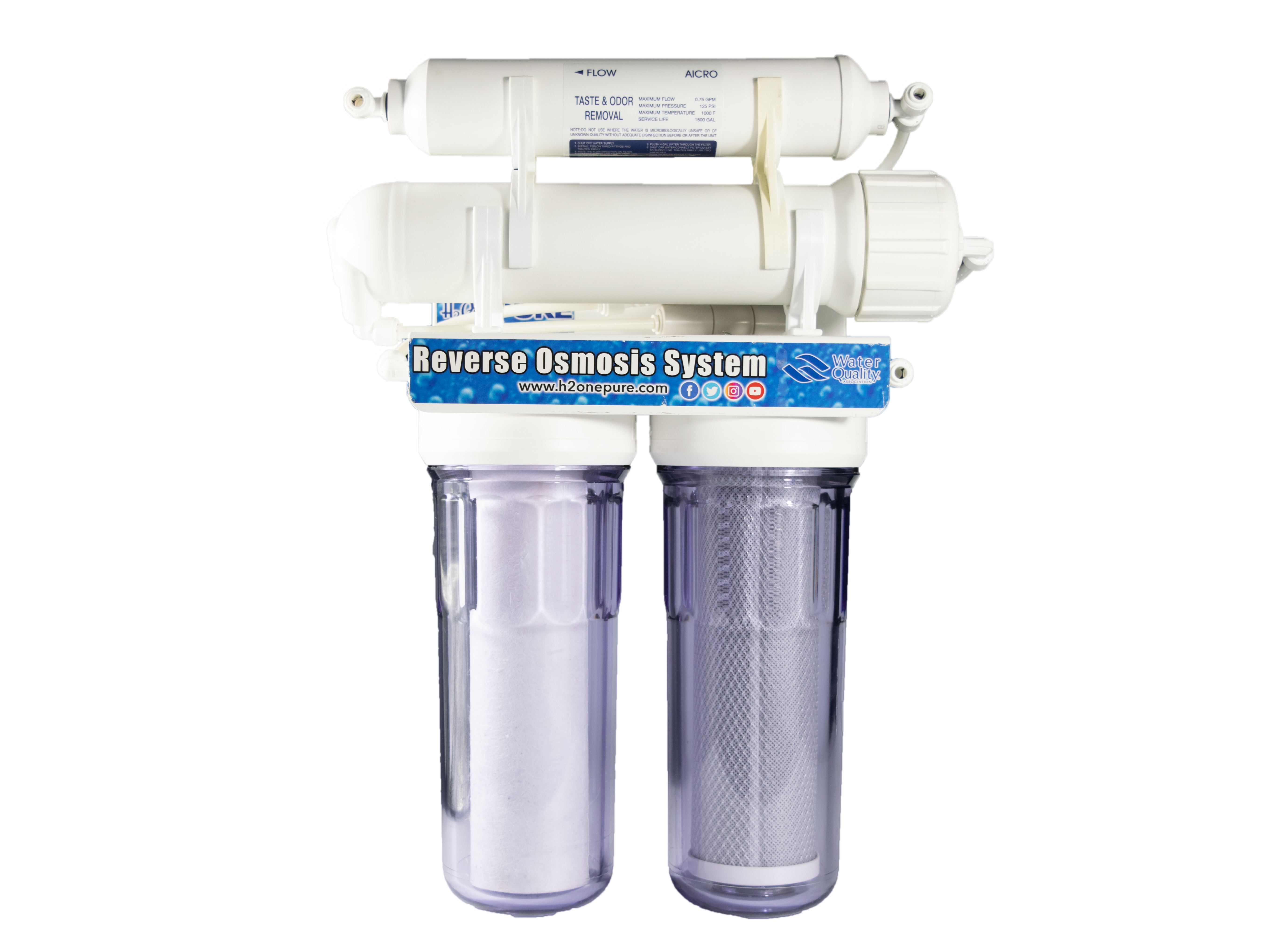 Reverse Osmosis 4 Stages - H2one Pure